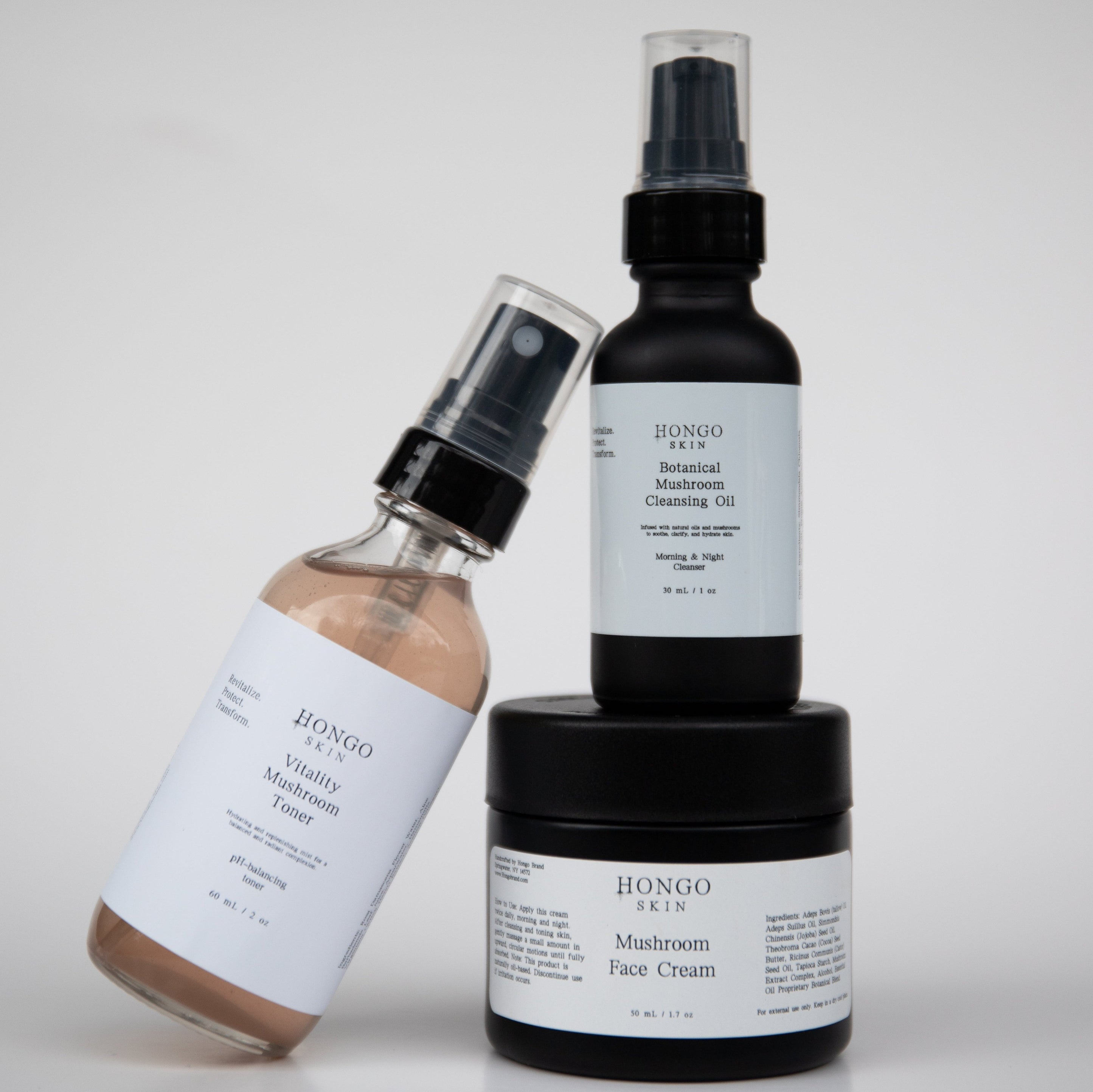 Hongo BioRevive Skin Kit – All-Natural Mushroom Skincare | Nature-Based ...